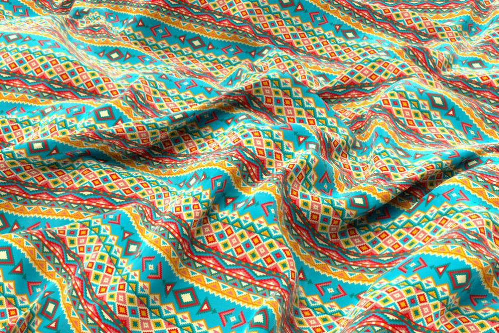 Fleece Stoff Indianer Style 4